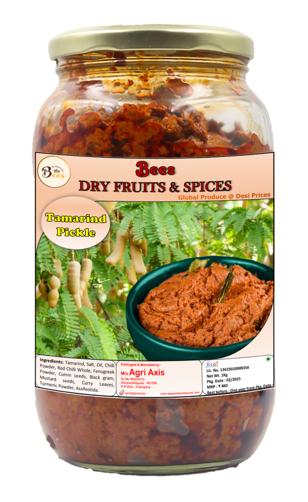 Tamarind Pickle 250gm – Bees Nuts and Spices